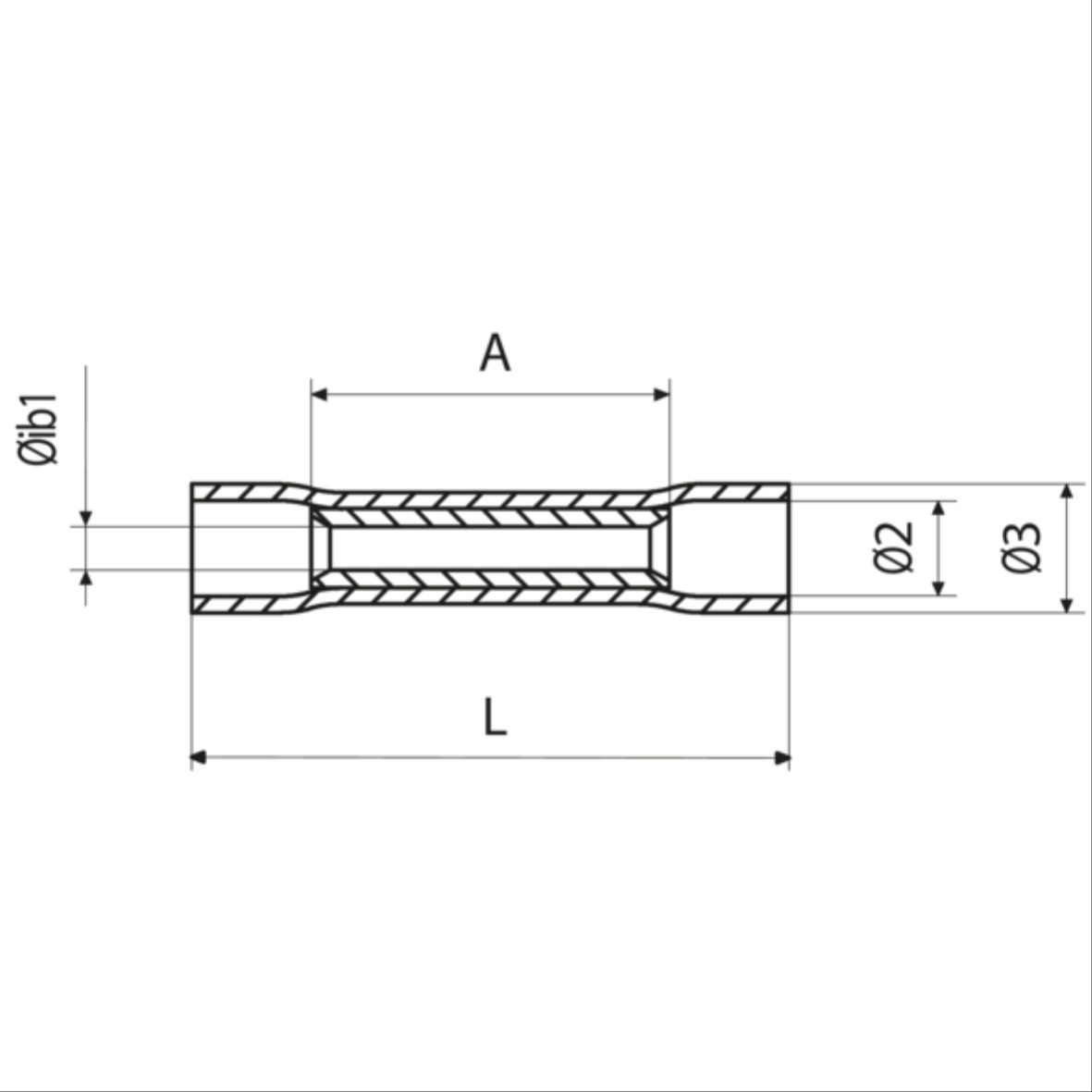 CEMBRE - PL-M - GIUNTO TESTA-TESTA, PREISOLATO IN PVC, PER CONDUTTORI ...
